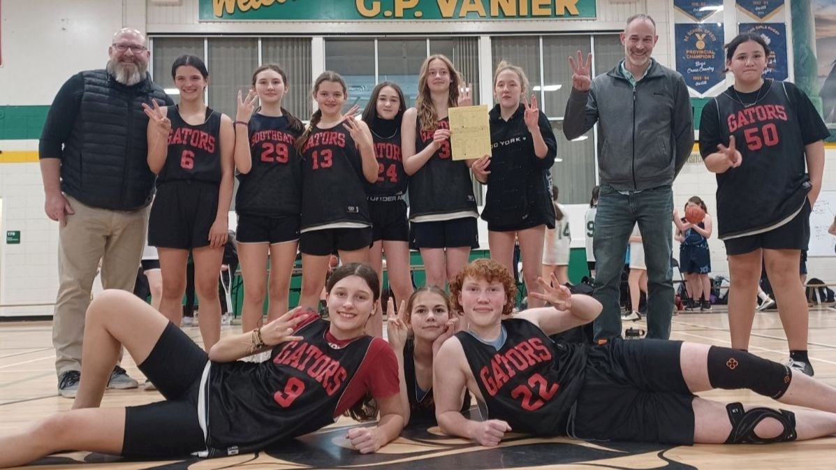 Way to go Grade 8 Girls Basketball Team!