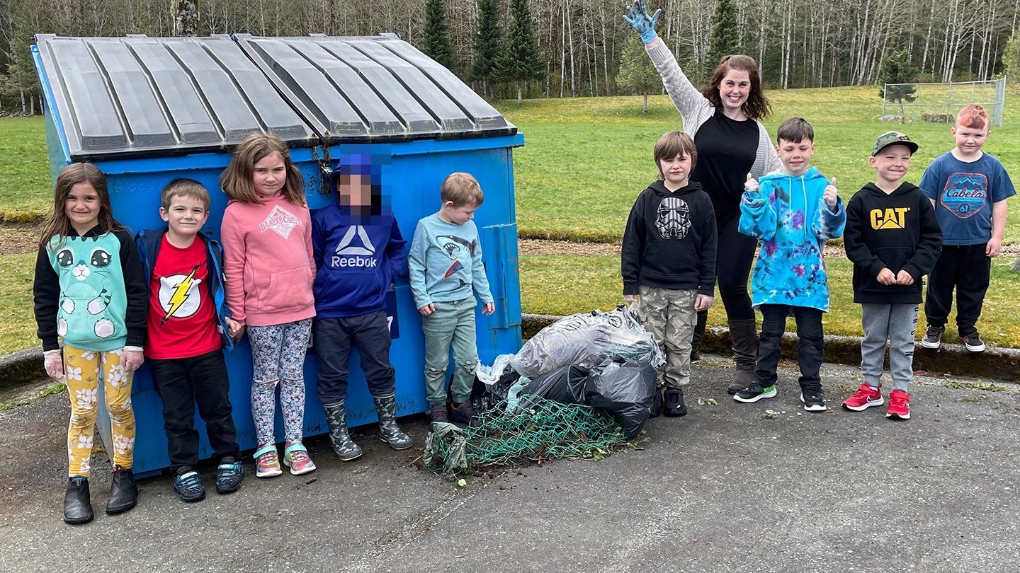 Sayward and Quadra Students Help Clean Up Their Community in Honour of ...