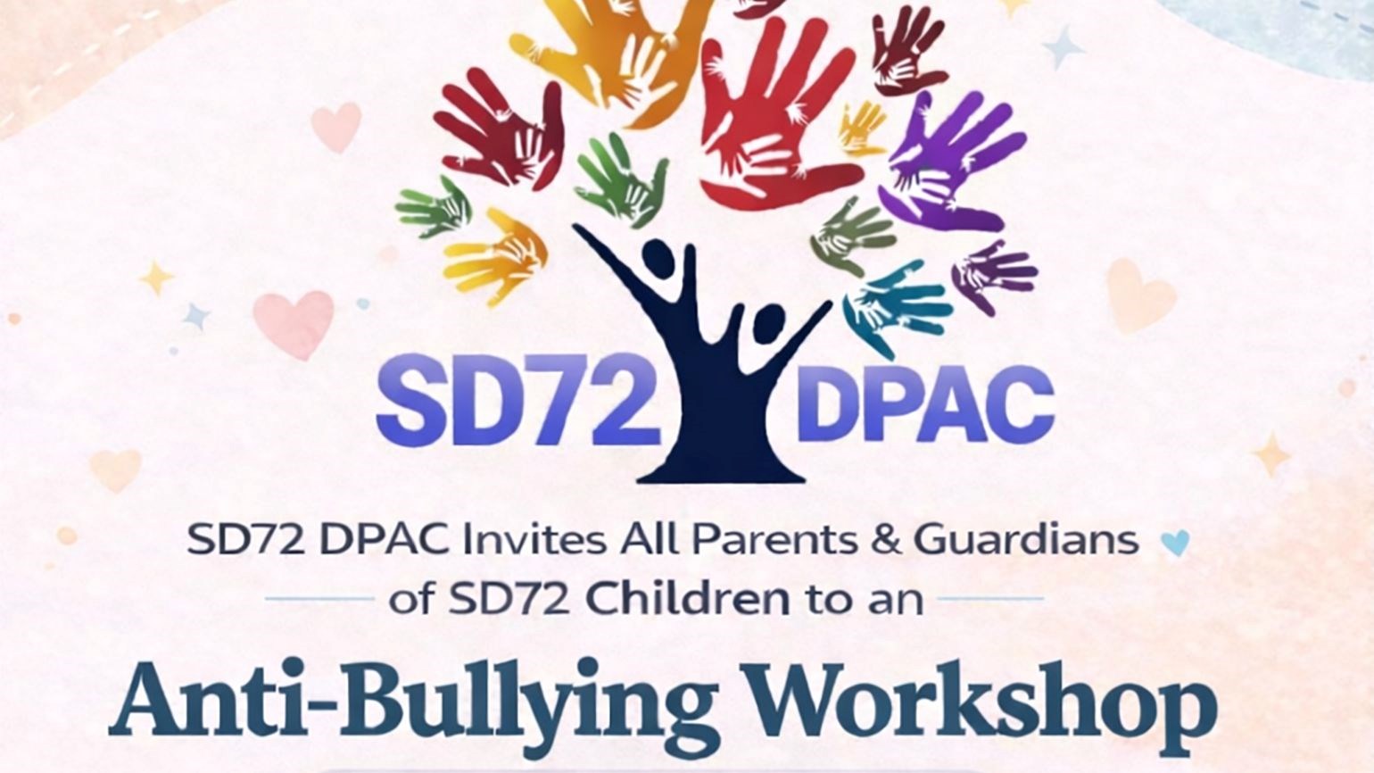 SD72 Parent Event: Anti-Bullying Workshop