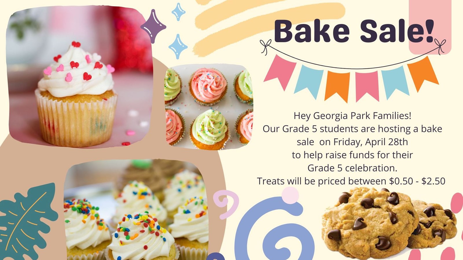 Grade 5 Celebration Bake Sale