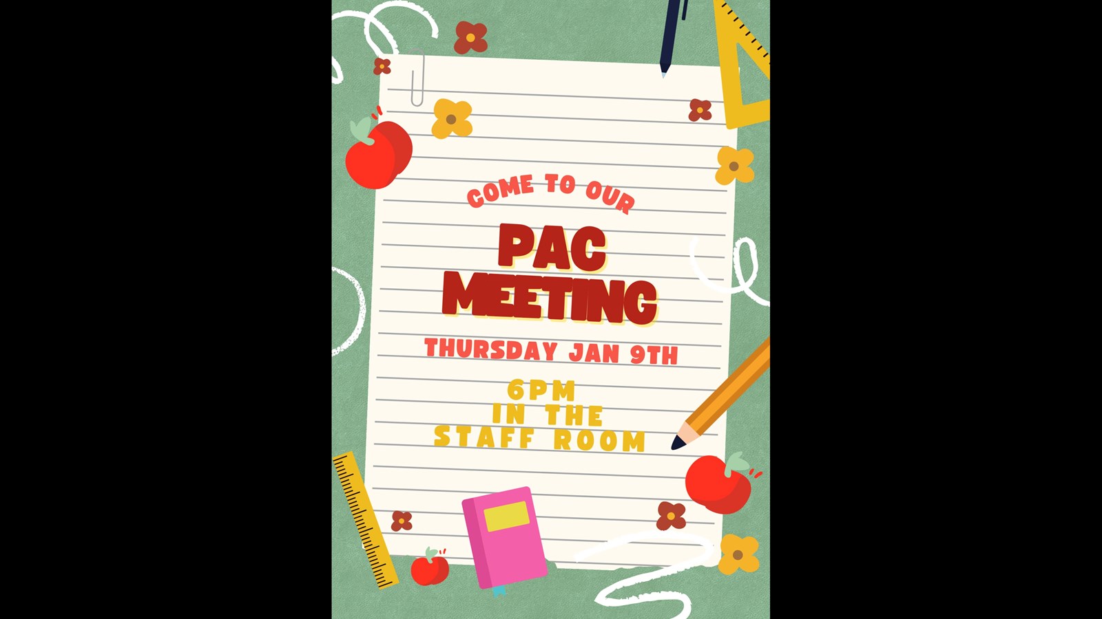 Parent Advisory Council (PAC) Meeting - Thursday, January 9, 2025
