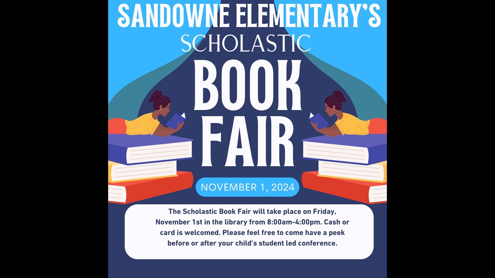 Scholastic Book Fair, November 1st